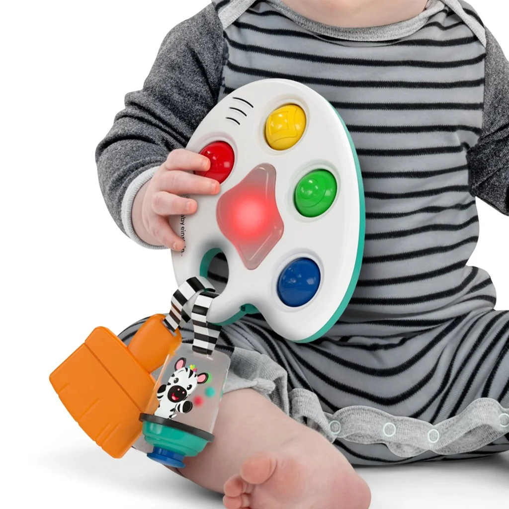 Hračka senzorická hudobná Color Palette Popper 6-36m