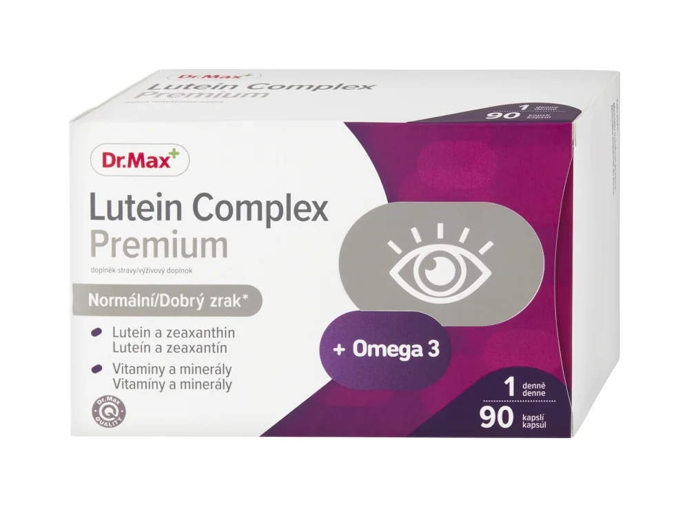 Dr. Max Lutein Complex Premium 1×90 cps, výživový doplnok | Dr. Max Lekáreň