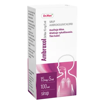 Ambroxol Dr.Max 15 mg/5 ml sirup 1×100 ml, sirup