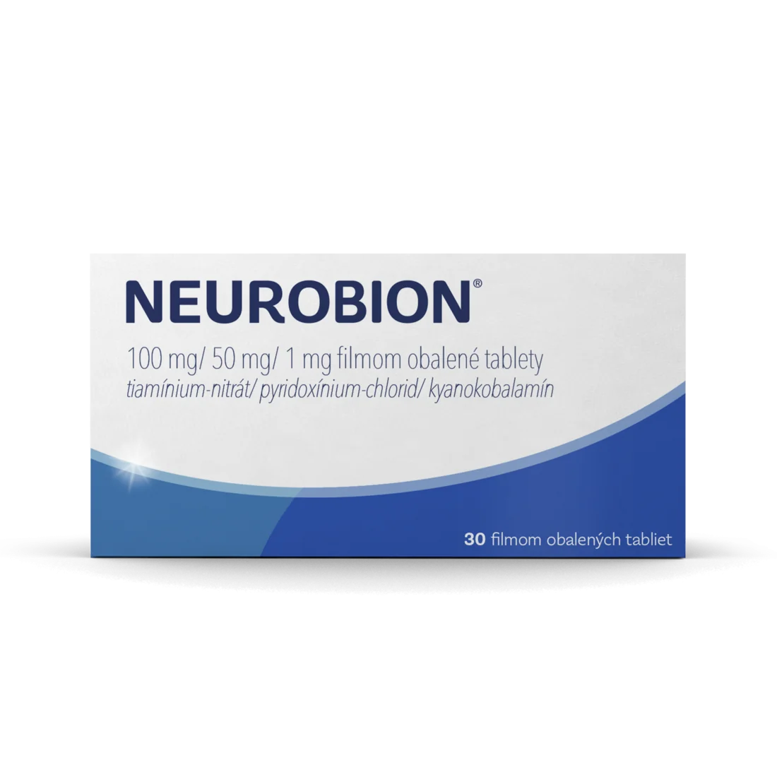NEUROBION 100 mg/50 mg/1 mg 30 filmom obalených tabliet 1×30 tbl, liečivo